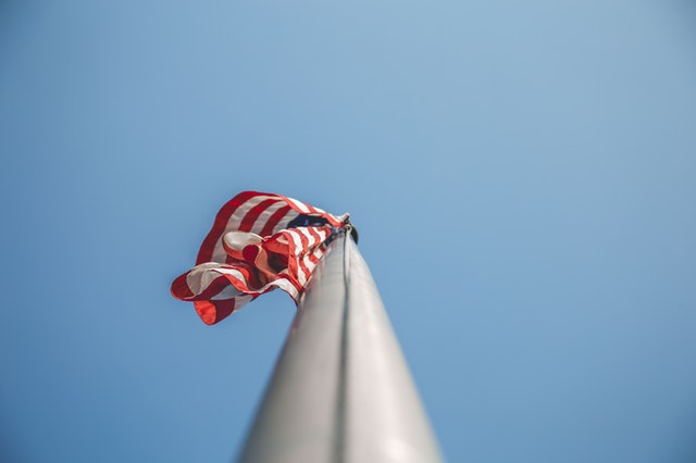 flag pole low angle | Elgar History